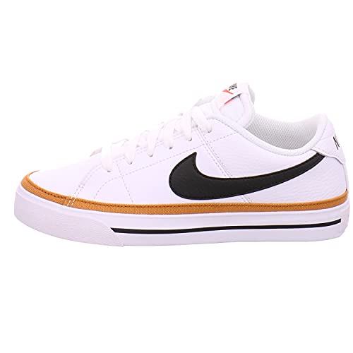 NIKE Women's Sneaker, White Black Desert Ochre, 11