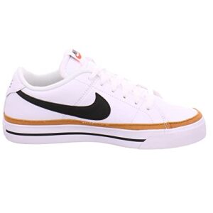 NIKE Women's Sneaker, White Black Desert Ochre, 11