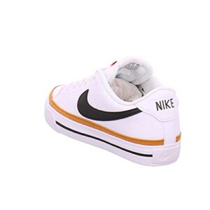 NIKE Women's Sneaker, White Black Desert Ochre, 11