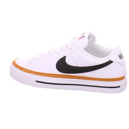 NIKE Women's Sneaker, White Black Desert Ochre, 11