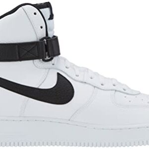 Nike Men's AIR Force 1 '07 Basketball Shoes (7.5) White/Black