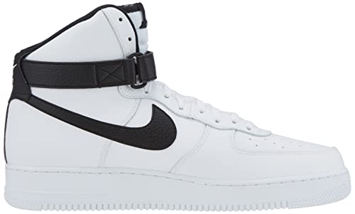 Nike Men's AIR Force 1 '07 Basketball Shoes (7.5) White/Black