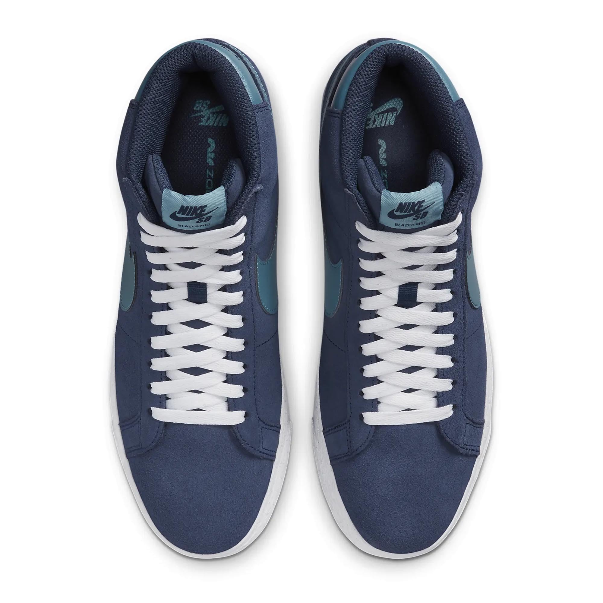 Nike Men's SB Zoom Blazer Mid Shoe (Midnight Navy/Midnight Navy/Black/Noise Aqua, us_Footwear_Size_System, Adult, Men, Numeric, Medium, Numeric_10)