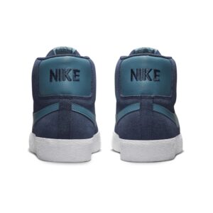 Nike Men's SB Zoom Blazer Mid Shoe (Midnight Navy/Midnight Navy/Black/Noise Aqua, us_Footwear_Size_System, Adult, Men, Numeric, Medium, Numeric_10)