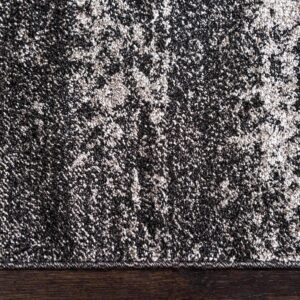 Unique Loom Del Mar Collection Area Rug - Lucille (9'x 12' Rectangle, Dark Gray/ Ivory)