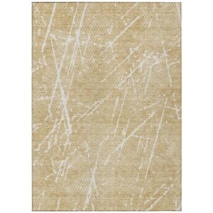 addison rugs chantille acn628 beige 9' x 12' indoor outdoor area rug, easy clean, machine washable, non shedding, bedroom, living room, dining room, kitchen, patio rug