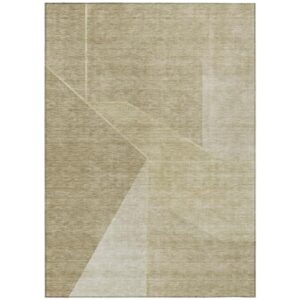 addison rugs chantille acn648 beige 9' x 12' indoor outdoor area rug, easy clean, machine washable, non shedding, bedroom, living room, dining room, kitchen, patio rug