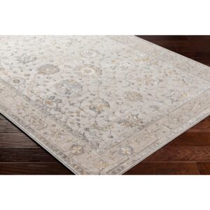 Livabliss Roswell Traditional Machine Woven Area Rug, 9'2" x 12', Off-White