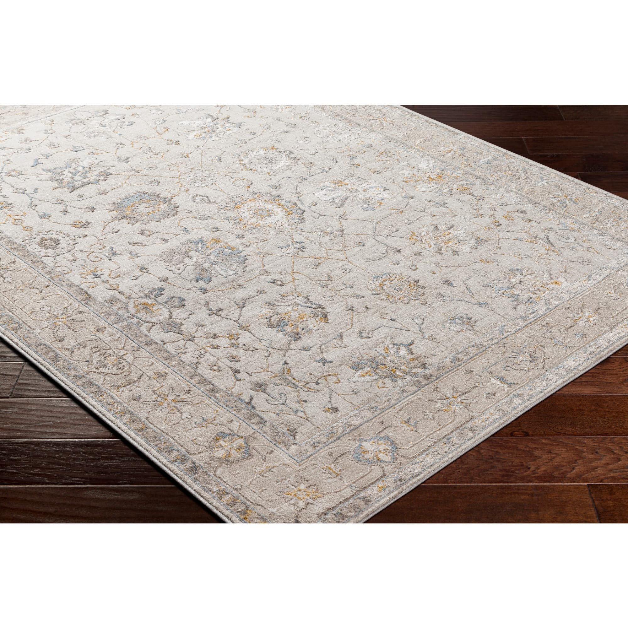 Livabliss Roswell Traditional Machine Woven Area Rug, 9'2" x 12', Off-White