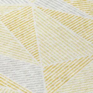 Addison Rugs Chantille ACN618 Gold 9' x 12' Indoor Outdoor Area Rug, Easy Clean, Machine Washable, Non Shedding, Bedroom, Living Room, Dining Room, Kitchen, Patio Rug