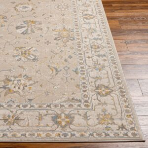 Livabliss Roswell Traditional Machine Woven Area Rug, 9'2" x 12', Off-White