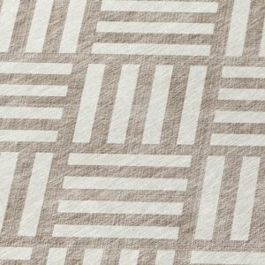 Addison Rugs Chantille ACN620 Taupe 9' x 12' Indoor Outdoor Area Rug, Easy Clean, Machine Washable, Non Shedding, Bedroom, Living Room, Dining Room, Kitchen, Patio Rug