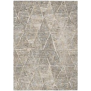 addison rugs chantille acn591 beige 9' x 12' indoor outdoor area rug, easy clean, machine washable, non shedding, bedroom, living room, dining room, kitchen, patio rug