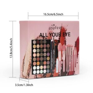 Joyeee Makeup Kit All-in-one Girls Makeup Gift Set for Women Full Starter Cosmetics Kit, Include Eye Brushes Set, Eyeshadow Palette, Eyebrow Pencil, Mascara, Eyeliner Pencil