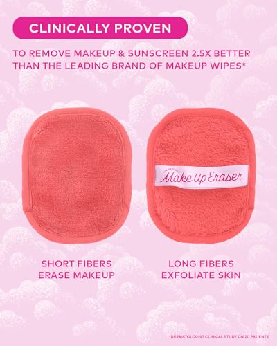 Makeup Eraser The Original, 7-Day Set, Erase All Makeup with Just Water, Including Waterproof Mascara, Eyeliner, Foundation, Lipstick, Sunscreen, and More Sunset Boulevard, 7ct.