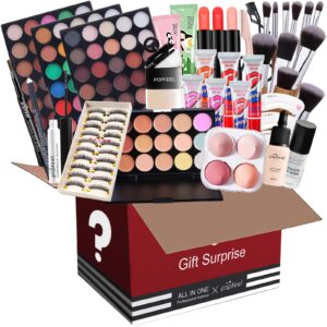 joyeee professional makeup kit for women full kit, makeup set cosmetic make up kit with makeup bag include eyeshadow palette makeup brushes set lipstick lip gloss foundation concealer