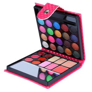 VolksRose Professional All In One Makeup Kit Colorful 20 Eyeshadow, 6 Lip Glosses 3 Blushers 2 Powder 1 Concealer 1 Mirror 1 Brush, Long Lasting Beauty Full Makeup Set, Present Gifts for Girls Women