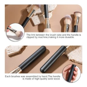 BS-MALL Makeup Brush Set 4 Pcs Premium Foundation Synthetic Powder Concealers Makeup Brushes Big Cosmetic Brushes