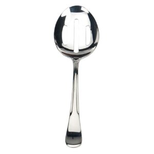 rsvp monty's slotted stainless steel serving spoon - set of 2,silver