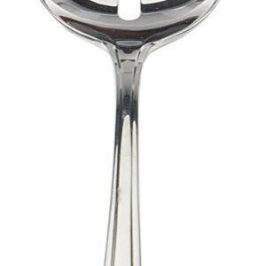 RSVP International Endurance Flatware Collection Stainless Steel, Dishwasher Safe, Slotted Serving Spoon