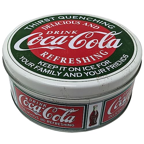 Distress Printed - Coca Cola Round Treat Collectible Tin