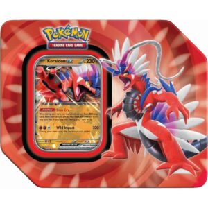 pokemon tcg: paldea legends summer tin - koraidon