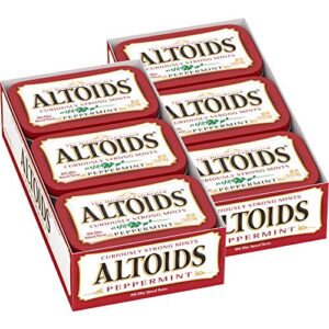 altoids classic peppermint breath mints, 1.76 ounce (pack of 12)