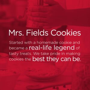 Mrs. Fields - Happy Birthday 30 Nibblers Cookie Tin, Assorted with 30 Nibblers Bite-Sized Cookies in our 5 Signature Cookie Flavors