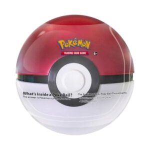 pokemon tcg: poke ball tin - red ball