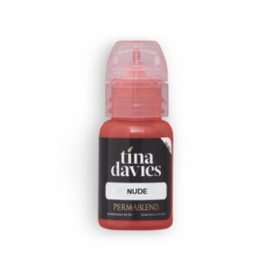 tina davies professional envy & lust lip pigments - permanent lip makeup - colors heal true to tone - high retention - envy nude, 1/2oz/15ml bottle