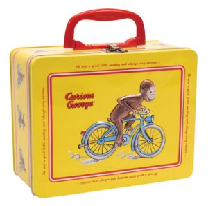 curious george tin keepsake box with latch by schylling