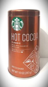 starbucks hot cocoa mix classic 10 oz bronze gift tin 8 fluid_ounces