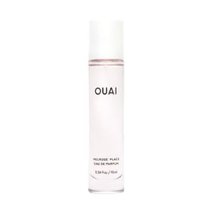 ouai melrose place eau de parfum travel size - elegant womens perfume for everyday wear - fresh floral scent has notes of champagne, bergamot & rose with delicate hints of cedarwood & lychee (.34 oz)