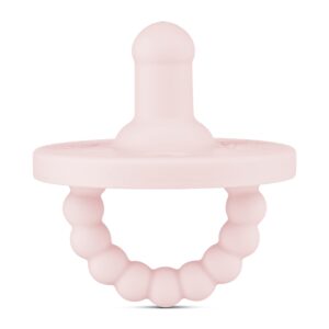 ryan & rose cutie pat pacifier teether (stage 1, pink)