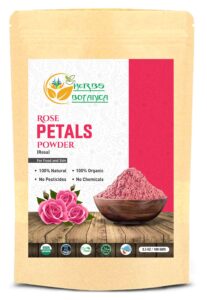 herbs botanica rose petal powder organic for face mask diy masks | skin care, aromatherapy | natural and chemical free | no added preservatives or colors 100g / 3.52 oz