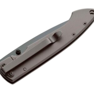 Boker Plus 01BO035 Anti-MC Folding Knife with 3-1/4 in. Straight Edge Blade, Titanium, Black, One Size