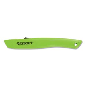 westcott 17519 full-size ceramic blade box cutter, retractable utility knife