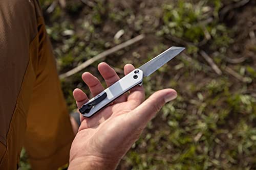 Gerber Gear Spire Pocket Knife - 2.93" Plain Edge Blade Assisted Opening Folding Knife - EDC Gear and Equipment - Aluminum