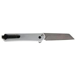 Gerber Gear Spire Pocket Knife - 2.93" Plain Edge Blade Assisted Opening Folding Knife - EDC Gear and Equipment - Aluminum