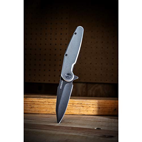 Crescent 3-1/2 Inch Harpoon Blade Aluminum Handle Pocket Knife - CPK350A