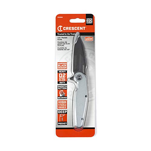 Crescent 3-1/2 Inch Harpoon Blade Aluminum Handle Pocket Knife - CPK350A