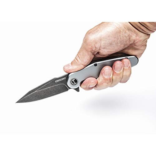 Crescent 3-1/2 Inch Harpoon Blade Aluminum Handle Pocket Knife - CPK350A