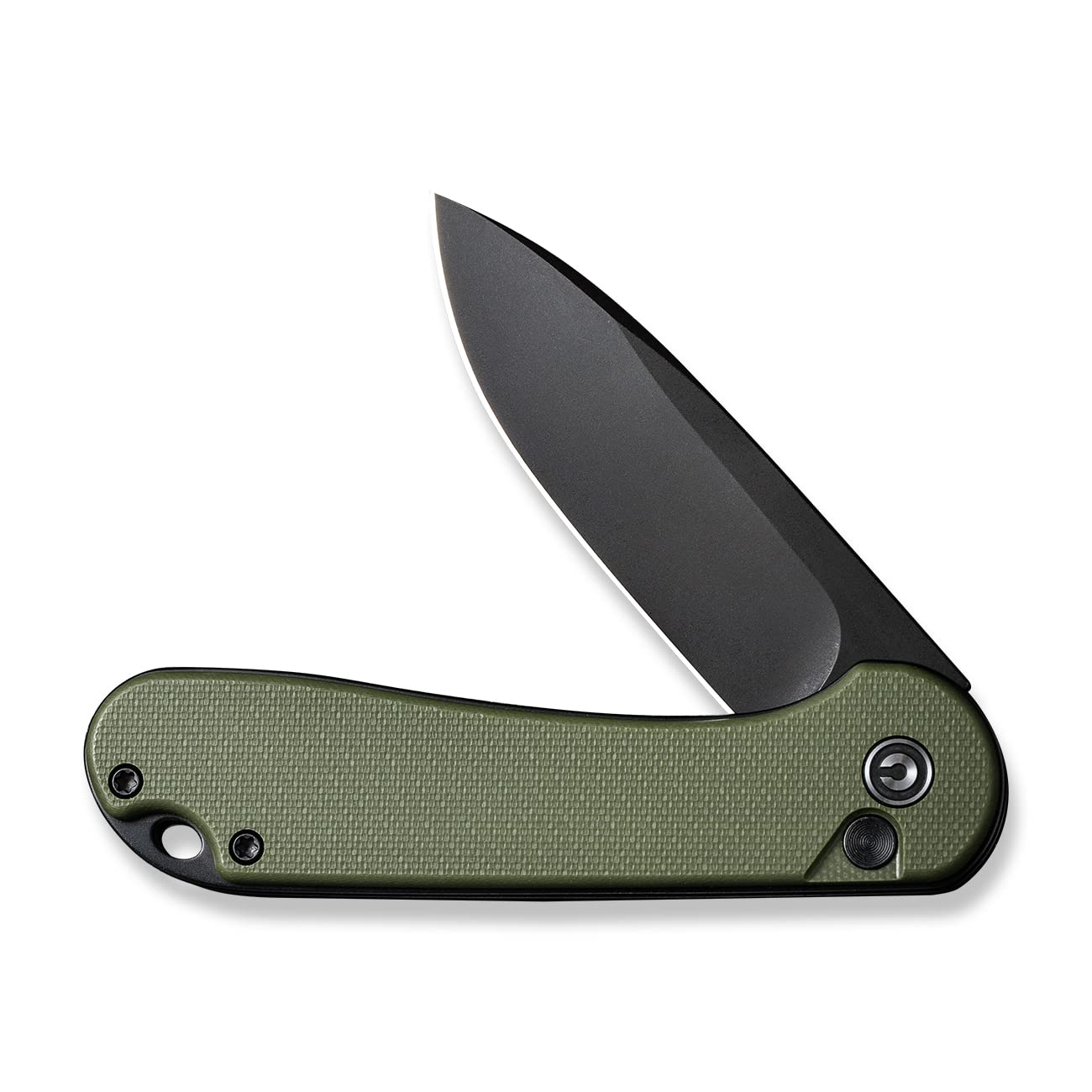 CIVIVI Elementum II Pocket Folding Knife, 2.96" Nitro-V Steel Blade G10 Handle Utility Knife with Deep Carry Pocket Clip for Camping Hiking Hunting C18062P-3