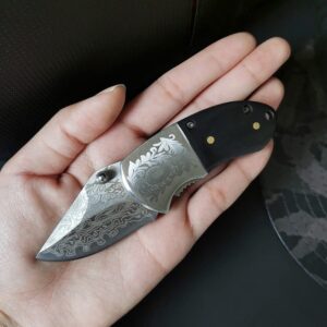 STARDW Mini Folding Pocket Knife,Cool Knives,Damascus Pocket Knife,EDC Pocket knife for Camping,Hiking,Gift for Men Women Everyday Carry