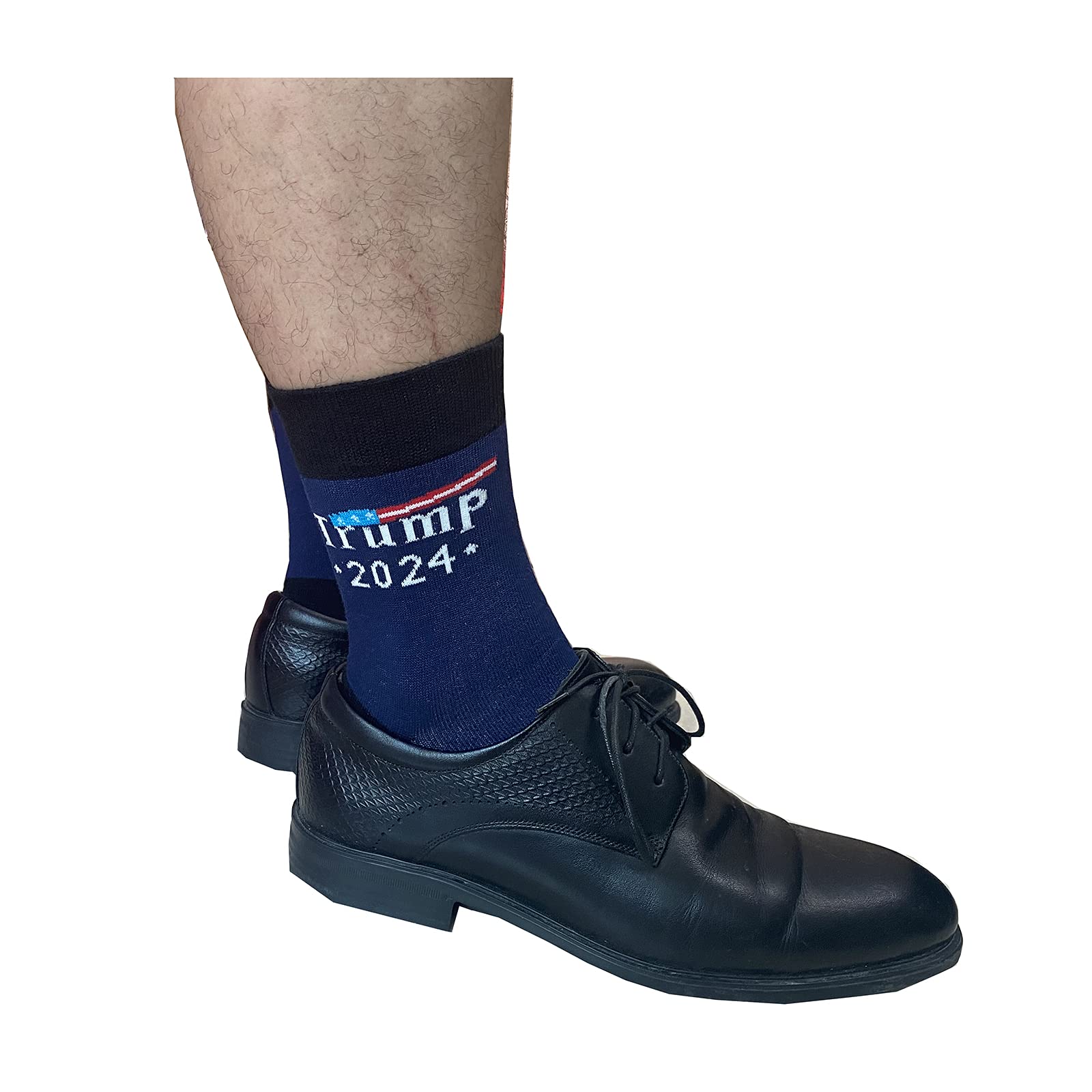 GZXYZZFS Trump 2024 Socks - I'll Be Back 2024 | Political Clothing Apparel Present Republican Gifts (1 pairs), 32