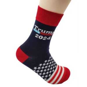 Trump Socks, Trump 2024 Socks,Make America Great Again USA Socks-Red