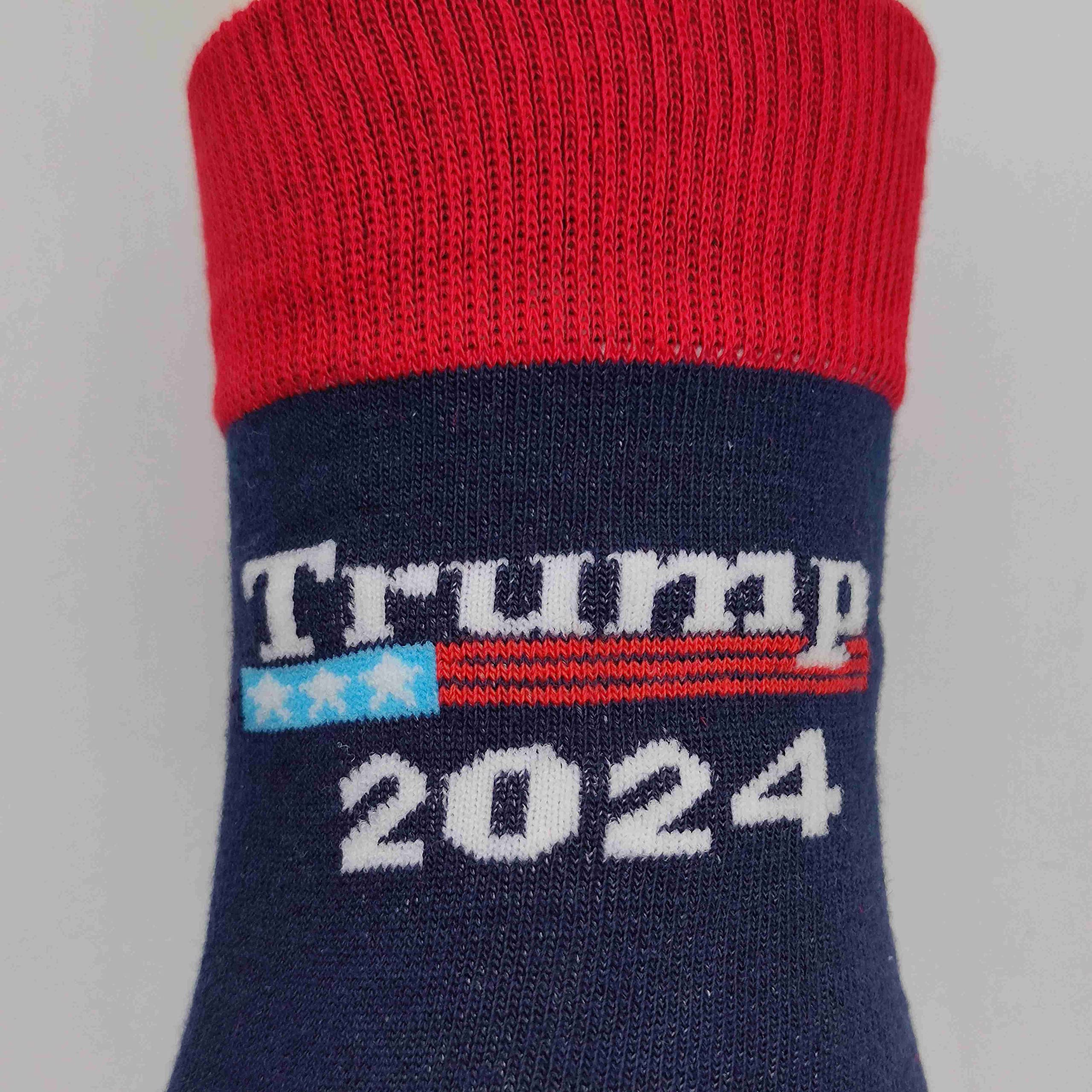 Trump Socks, Trump 2024 Socks,Make America Great Again USA Socks-Red