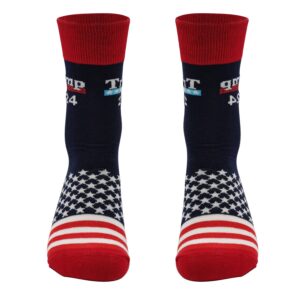 Trump Socks, Trump 2024 Socks,Make America Great Again USA Socks-Red