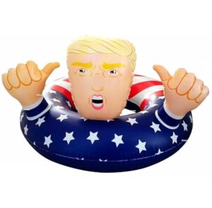 donald trump american pool float for summer pool party - fun inflatable for adults and kids