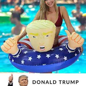 Donald Trump American Pool Float for Summer Pool Party - Fun Inflatable for Adults and Kids